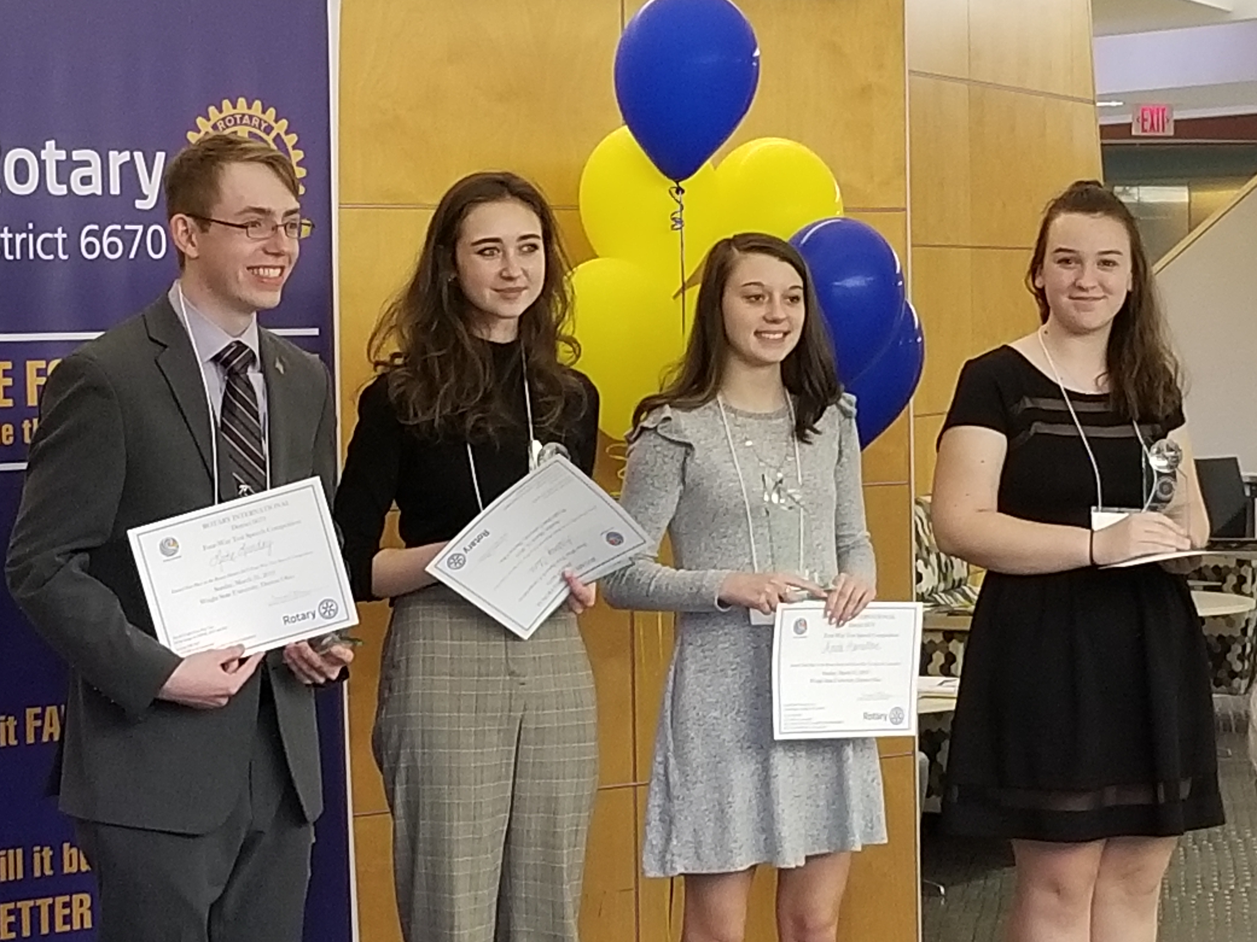 Wright State Newsroom – Four-way speeches « Wright State University