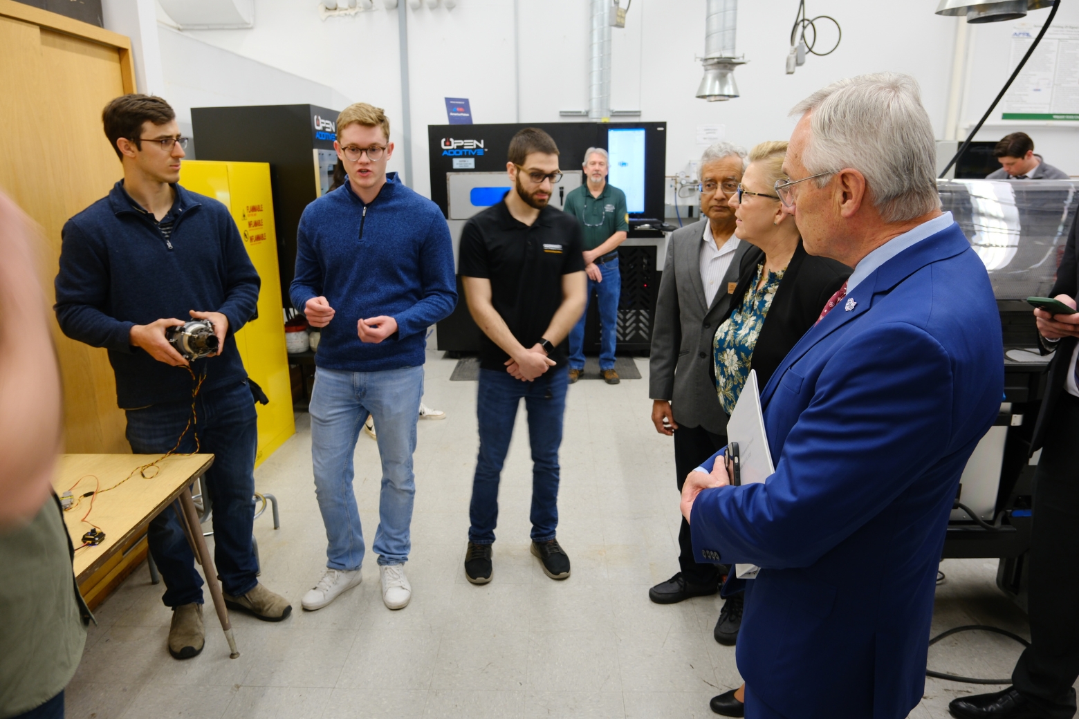Wright State Newsroom – Lt. Gov. Jim Tressel visits Wright State ...